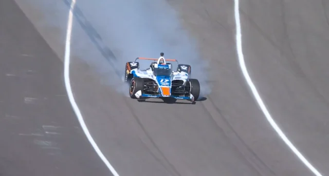 Kyle Larson Unscathed After Thrilling Crash During Indy 500 Test ...