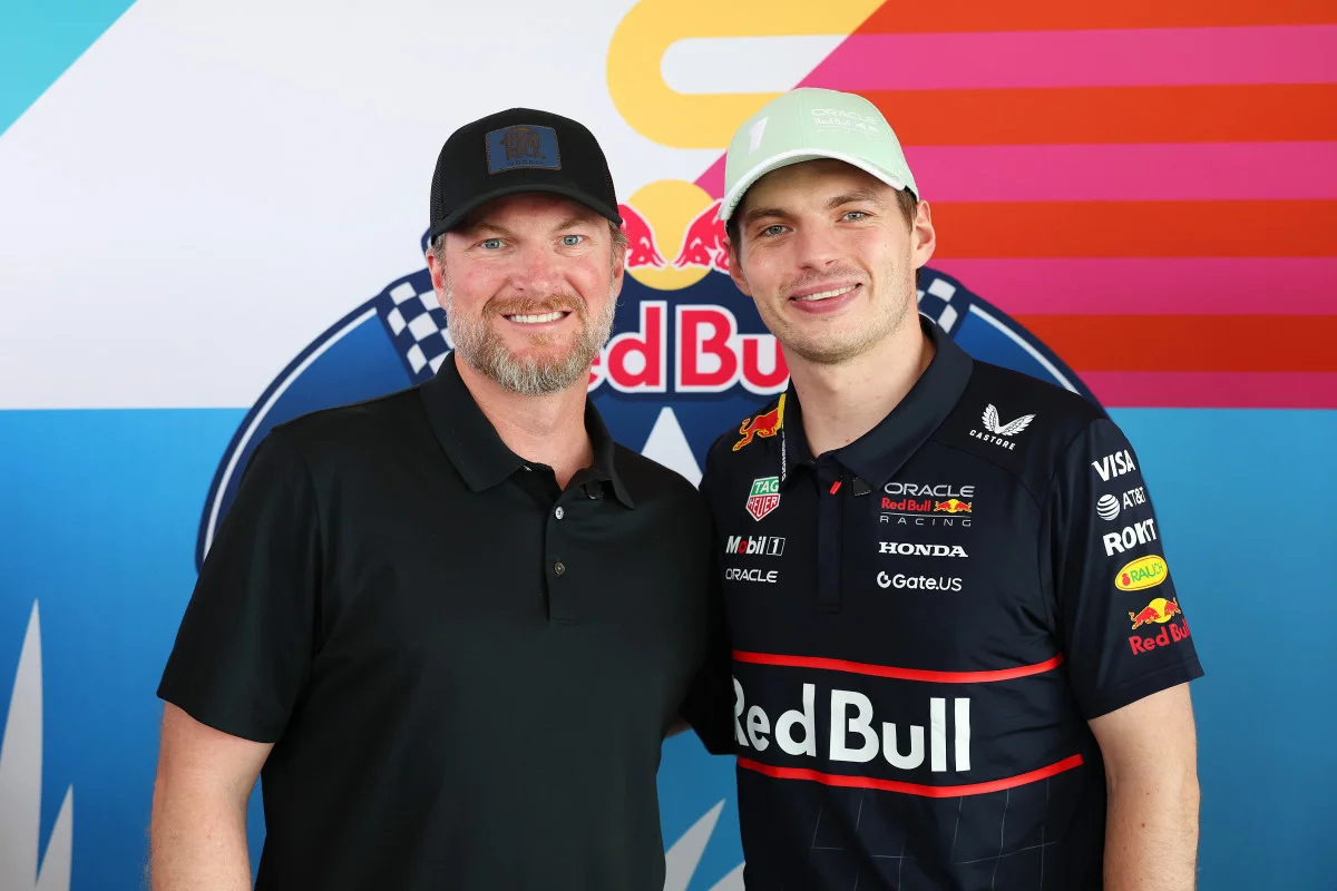 Max Verstappen Surprises NASCAR Legend Dale Earnhardt Jr with His ...