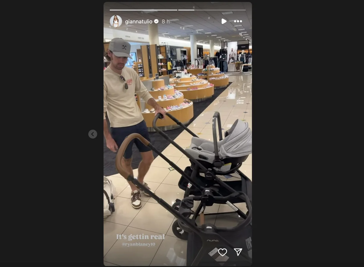 Ryan Blaney Pregnancy Stroller Update: Gianna Shares Exciting Baby Prep