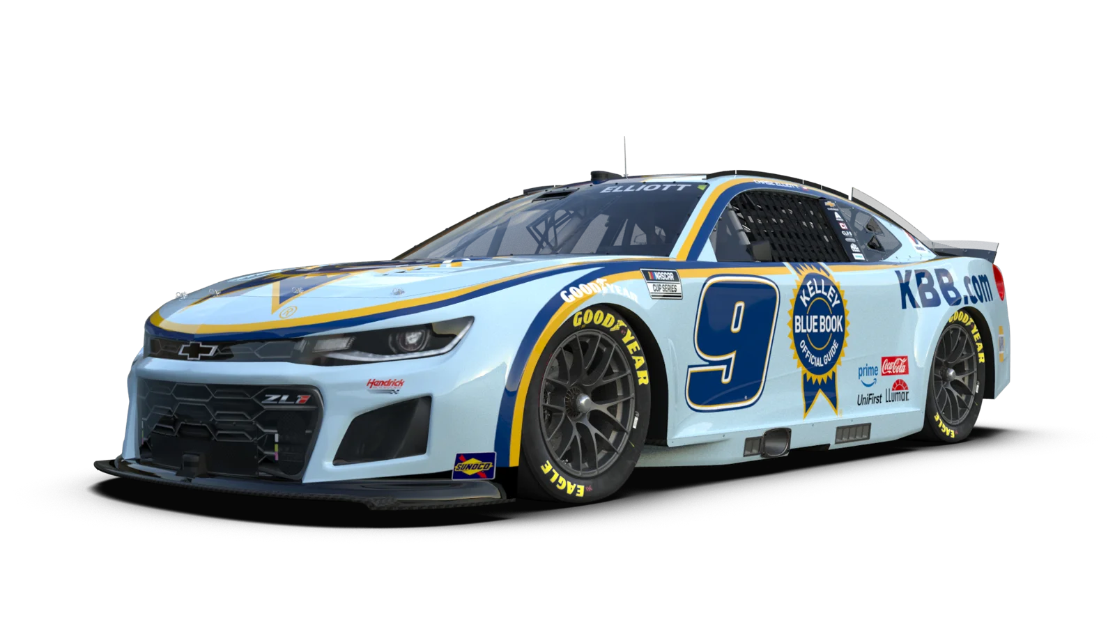 Chase Elliott Leads Hendrick's Kansas Speedway Dominance