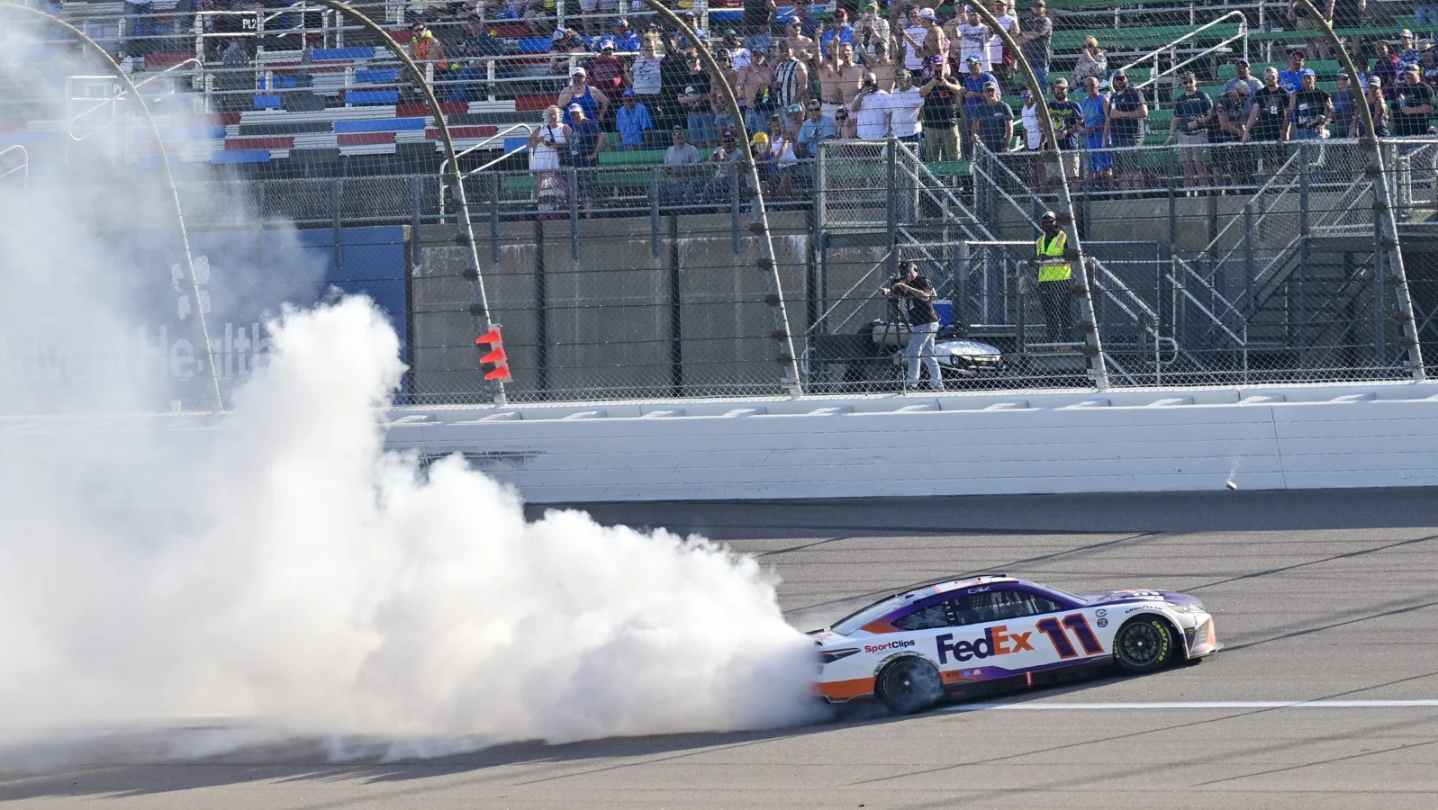 Denny Hamlin Predicts Kyle Larson’s Breakout at Kansas Playoffs