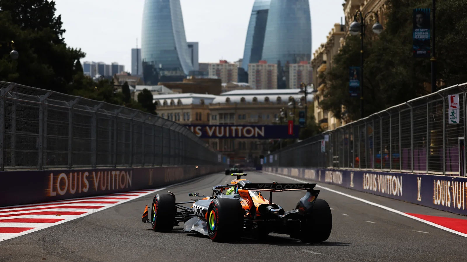 Lando Norris Stuns with McLaren 1-2 in Azerbaijan GP FP1