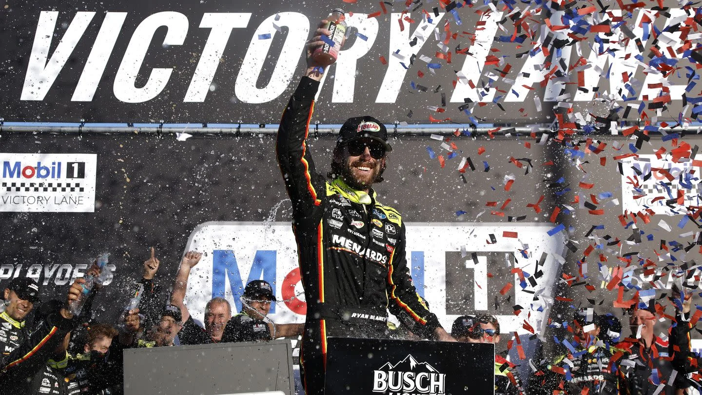 Ryan Blaney Wins at New Hampshire, Secures Playoff Spot
