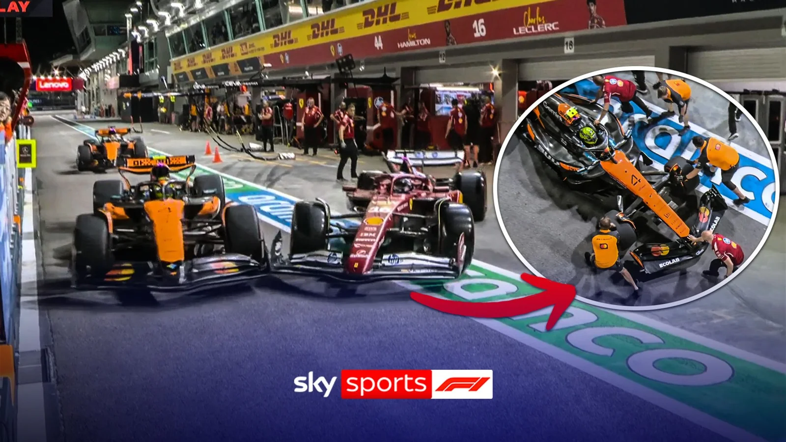 Charles Leclerc’s Pit Lane Crash Sparks Safety Probe at Singapore GP