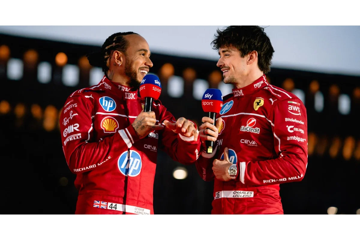 Lewis Hamilton, Leclerc Rank Christmas Films in Ferrari Fun