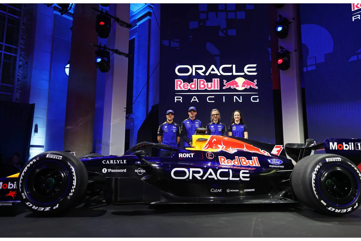 Max Verstappen's 2026 RB22 Debuts Retro Blue Livery