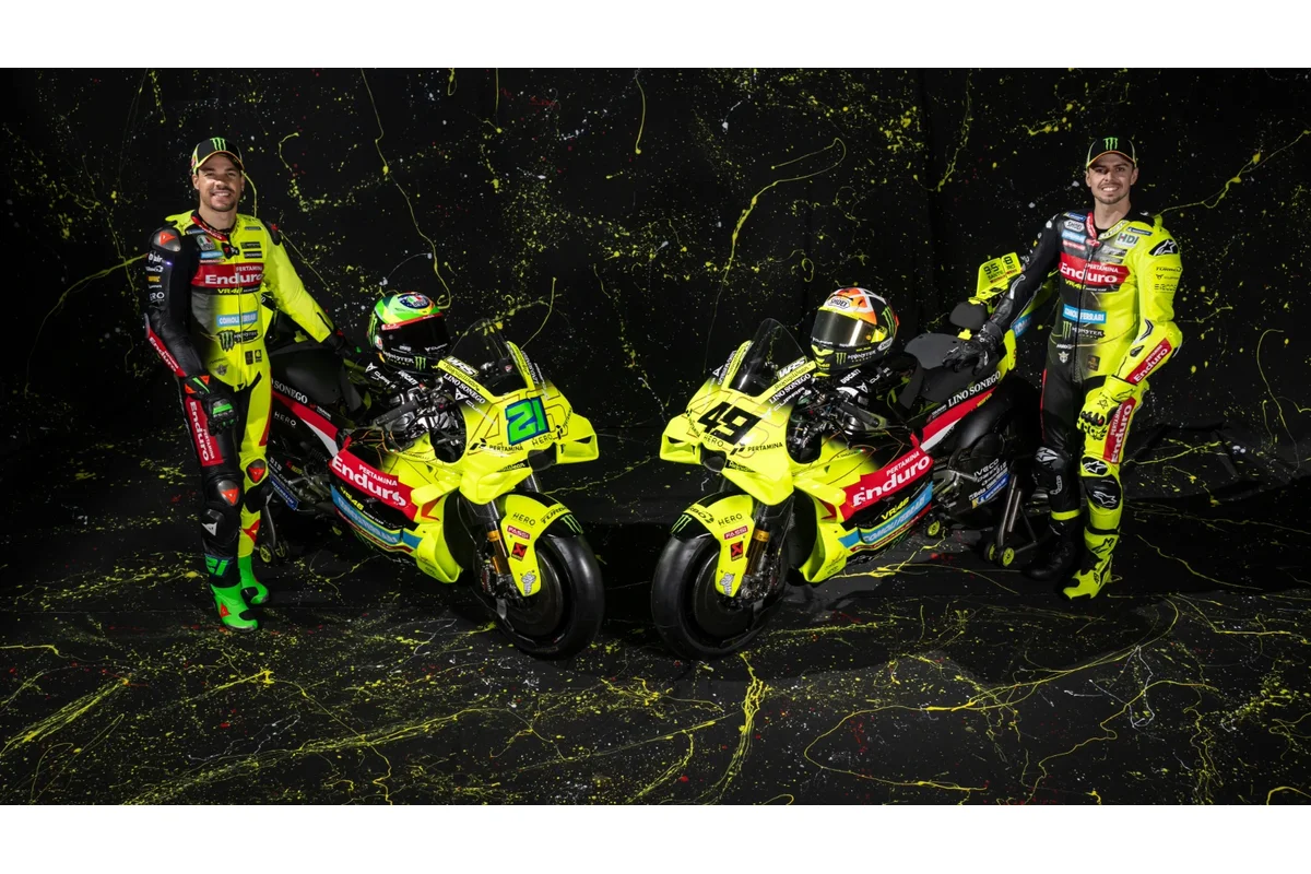 VR46 Unveils Bold "Black and Light" 2026 MotoGP Livery