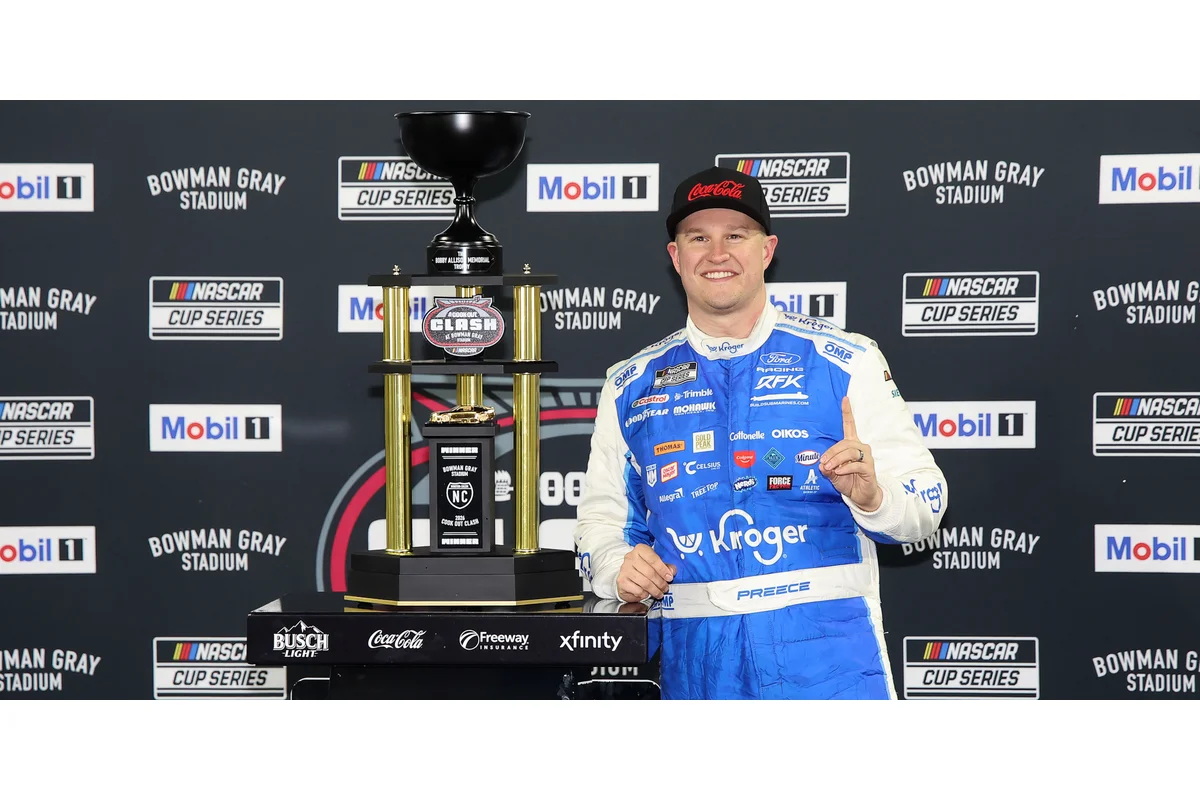 Ryan Preece’s Emotional Win Shakes Up Cook Out Clash